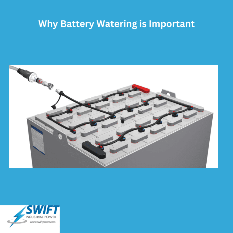 Why Battery Watering is Important - Swift Industrial Power Inc
